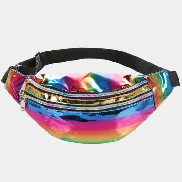 Other | Holographic Multicolor Fanny Packs | Poshmark